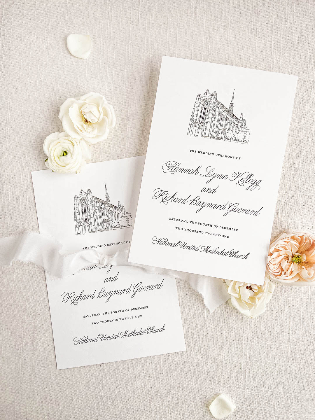 Folded Ceremony Programs – Abundant Wedding Invitations