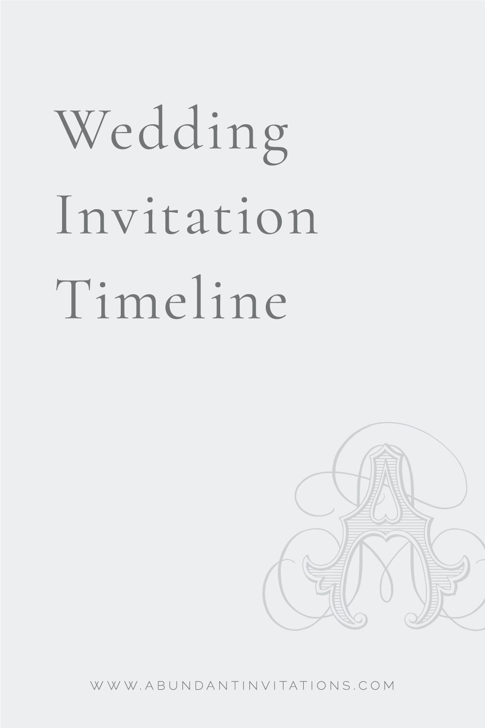 Wedding Invitation Timeline – Abundant Wedding Invitations