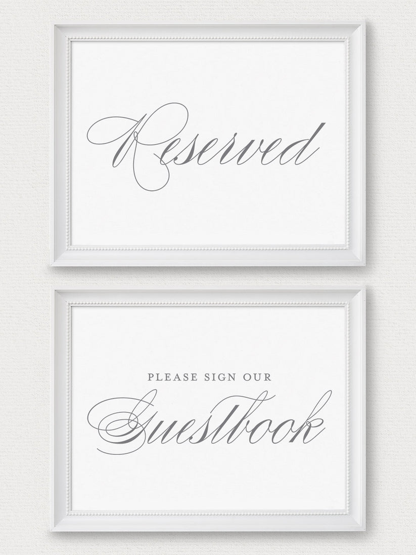 Elizabeth Small Signage – Abundant Wedding Invitations