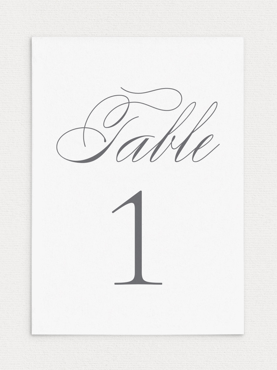 Elizabeth Table Numbers – Abundant Wedding Invitations