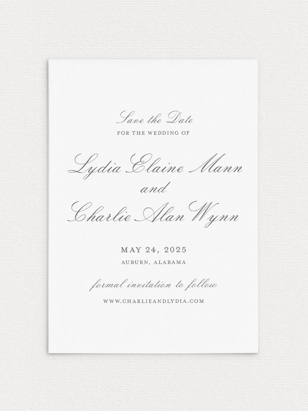 Lydia Save the Date – Abundant Wedding Invitations