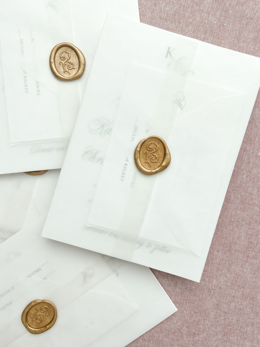 Vellum Wrap – Abundant Wedding Invitations