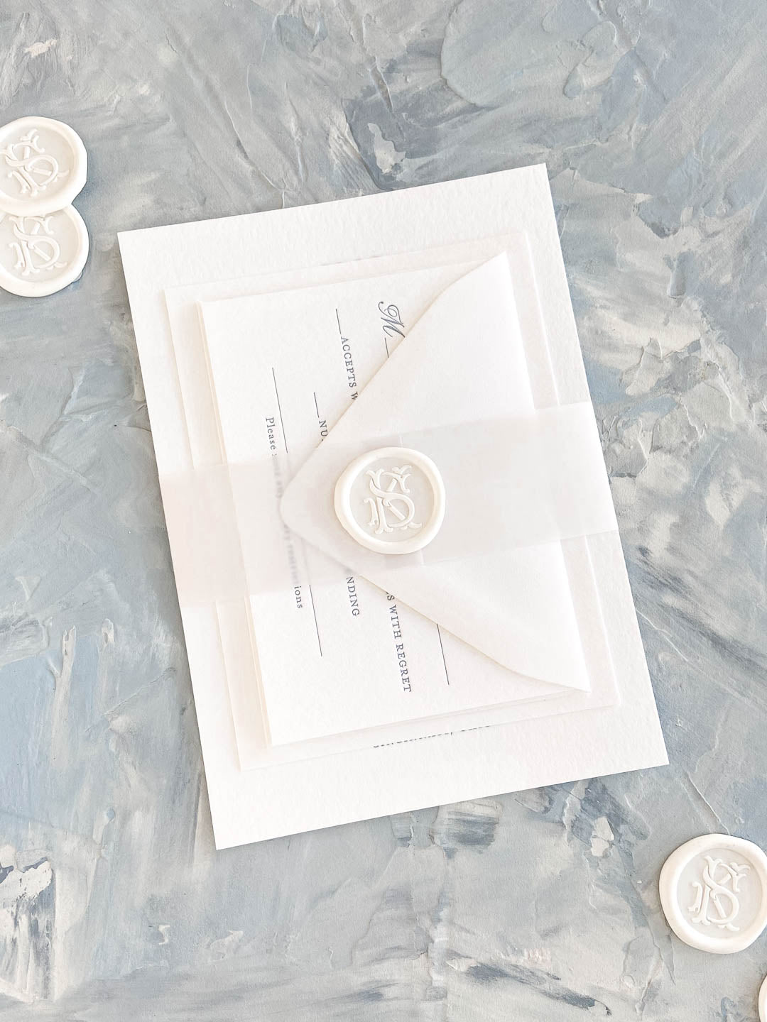 Vellum Belly Band – Abundant Wedding Invitations